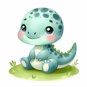 Cute Dinosaur PNG Clipart | 15 Adorable Dino Illustration for Kids ...