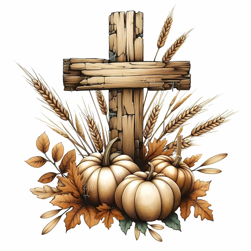 Fall Christian Clipart - Etsy