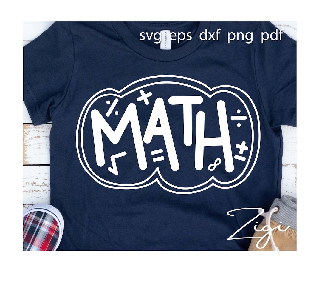 Math Svg - Etsy