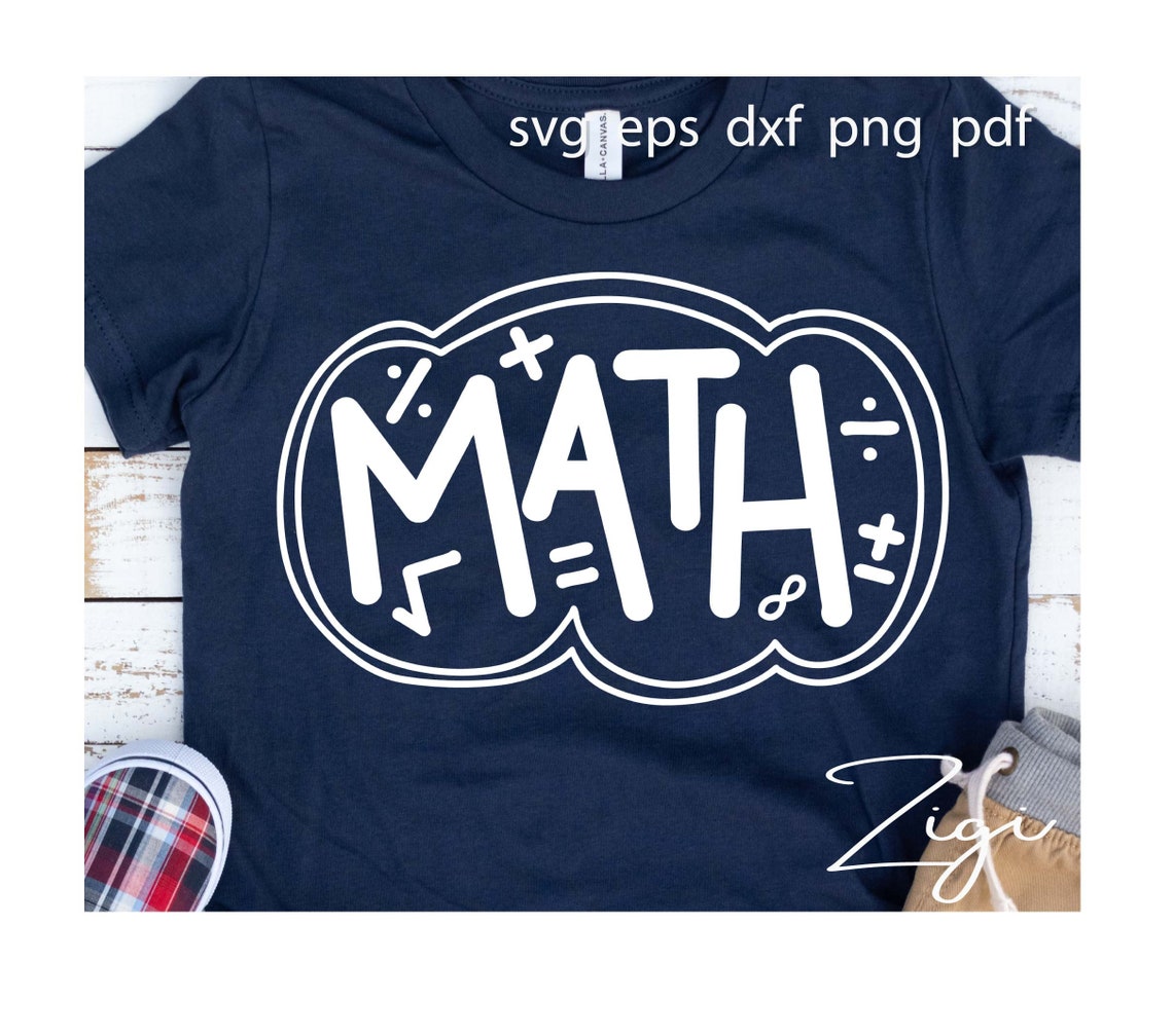 Math Svg - Etsy