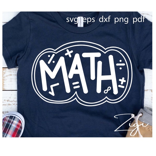 Math Svg - Etsy
