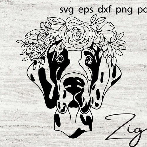 American Flag USA Patriotic Great Dane Svg Great Dane Svg - Etsy