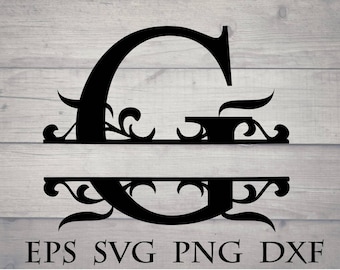G Monogram Svg - Etsy