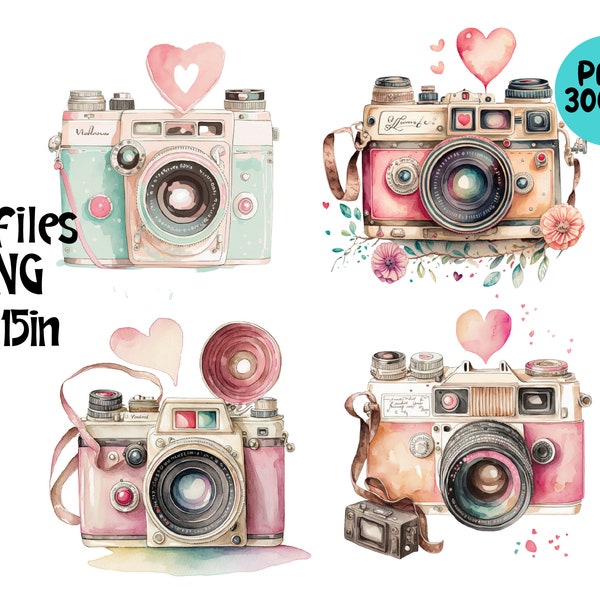 Camera Clipart - Etsy