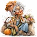 10 PNG Grandma Gardener Pumpkin Fall Harvest Sublimation Craft - Etsy