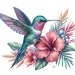 Hummingbird PNG Clipart, 12 Watercolor Bird Clip Art, Nursery Wall Art ...