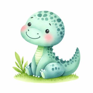 Cute Dinosaur PNG Clipart | 15 Adorable Dino Illustration for Kids ...
