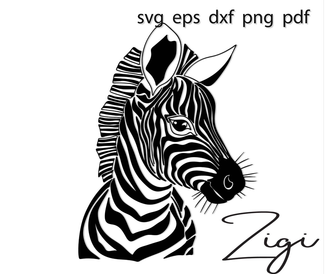 Zebra Svg Zebra Head Svg Baby Zebra Svg Zebra Face Svg - Etsy