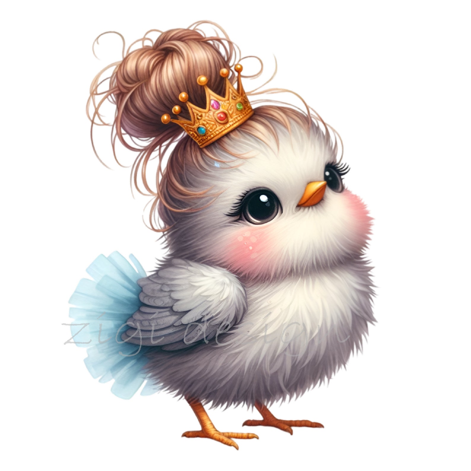 10 PNG Ballerina Owl PNG Clipart – Crown Tutu Bird Illustration ...