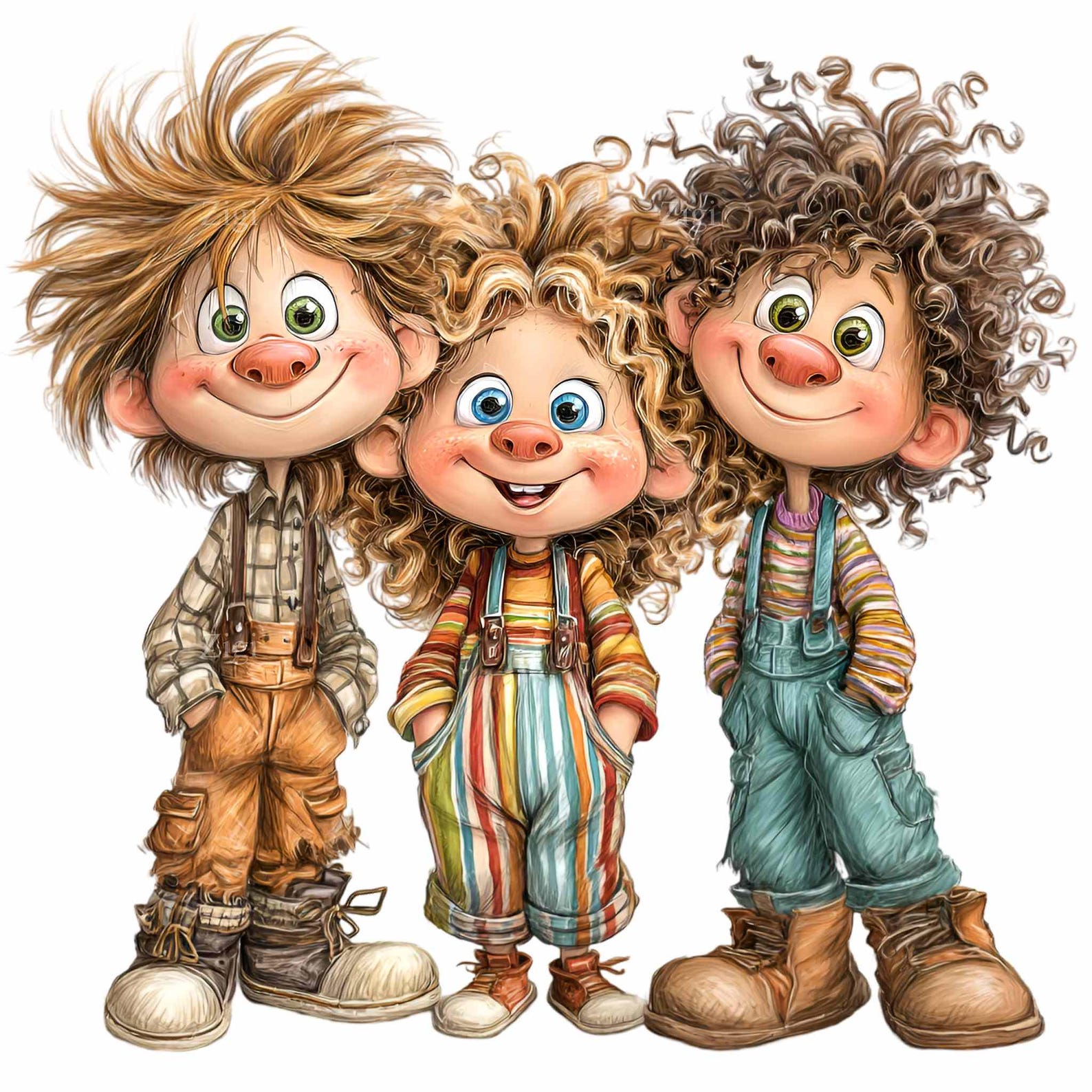 14 PNG Cartoon Kids Clipart – Cute Children PNG – Playful Art for ...