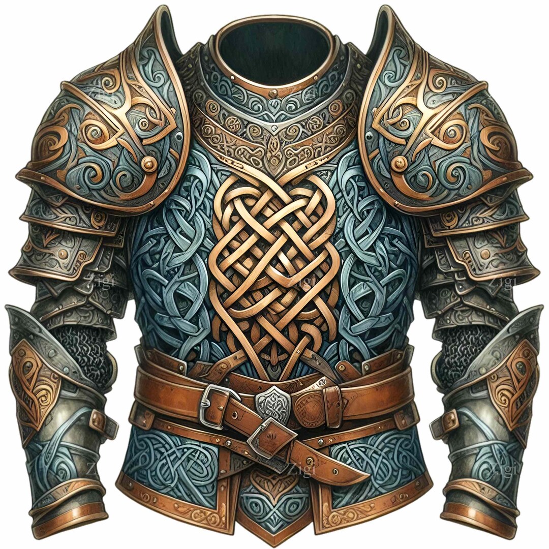 12 Celtic Knight Armor PNG Clipart, Medieval Chestplate Digital Art ...