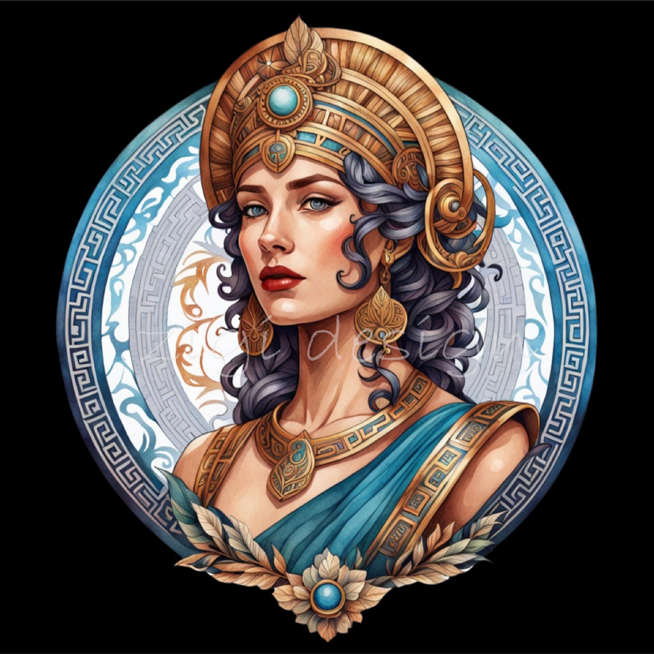 15 PNG Greek Goddess Clipart – Elegant Ancient Woman PNG – Mythology ...