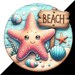 Beach Clipart, Starfish Clipart, 14 PNG Watercolor Ocean Clipart - Etsy