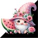 Watermelon Clipart, Gnome Clip Art, 15 PNG Watercolor Summer Fruit Clip ...