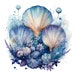Sea Shells Clipart 10 PNG, Watercolor Seashells Underwater Ocean Beach ...