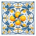 Lemon Tile Clipart Bundle, 10 Mediterranean Azulejo Portuguese Blue ...