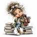 14 PNG Smart Girl Style – School PNG Clipart – Cute Student ...