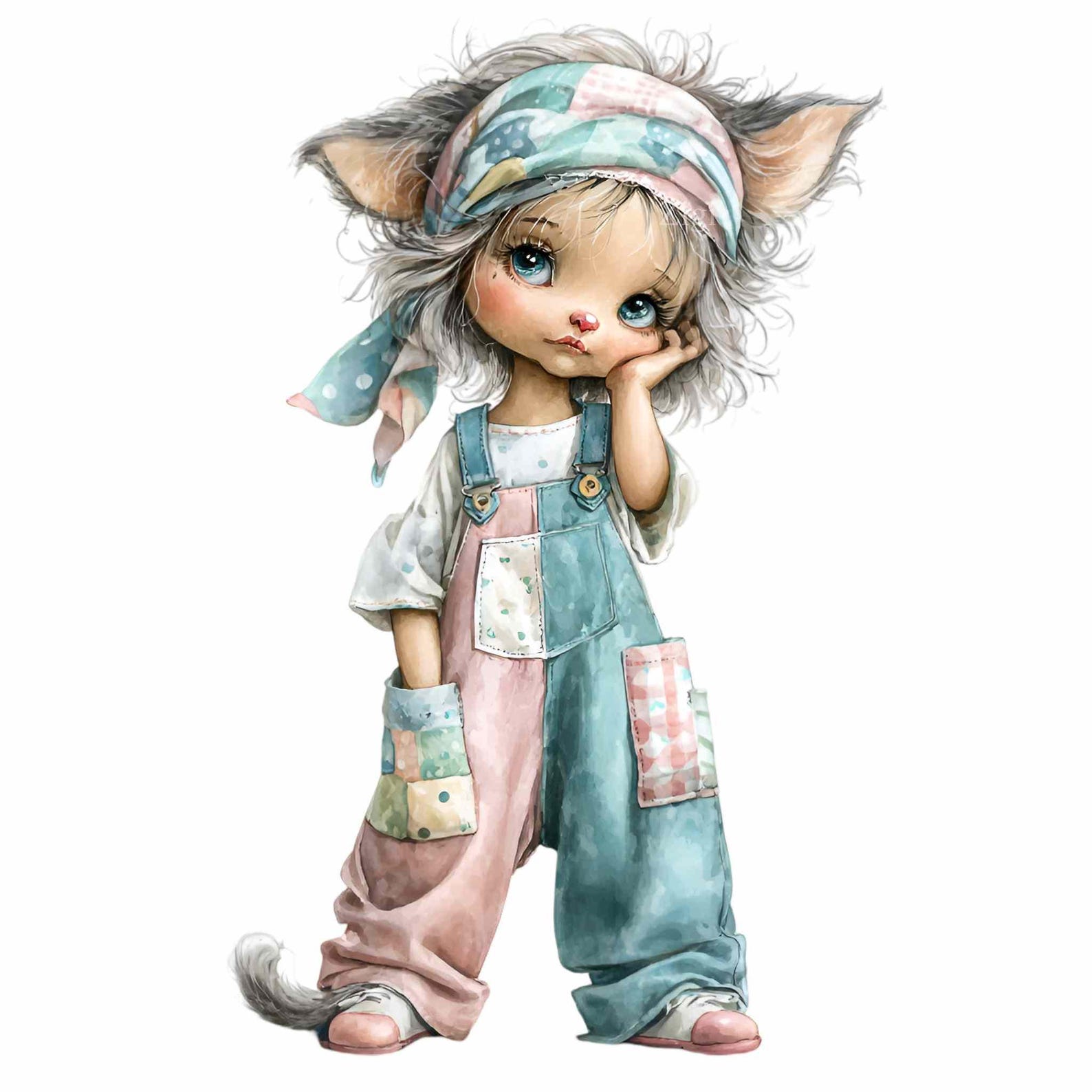 16 PNG Baby Kitten Clipart – Cute Cat PNG for Nursery Wall Art, Baby ...