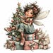 15 PNG Christmas Fairy Clipart – Cute Holiday Illustration – Digital ...