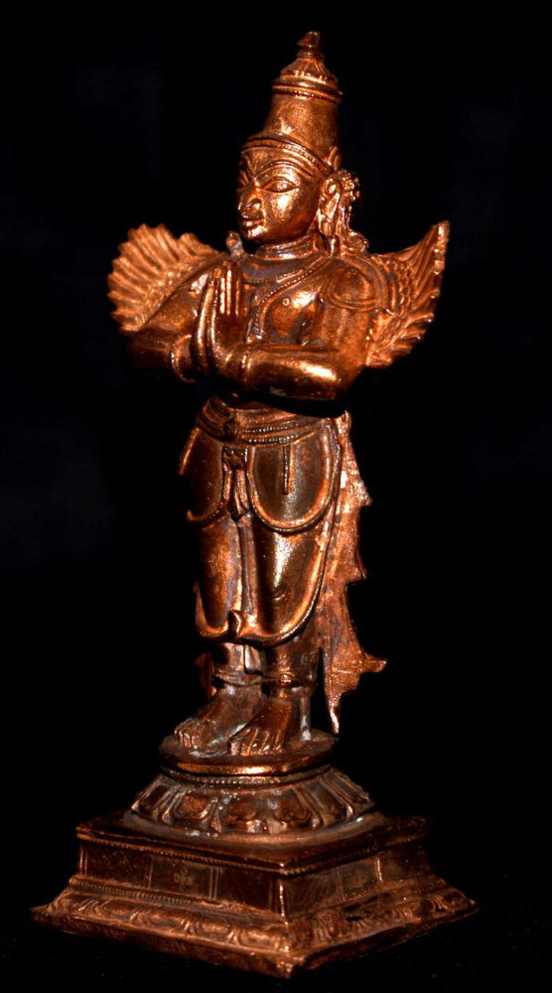 Lord Garuda the Vahana of Lord Vishnu in Pure Copper | Etsy