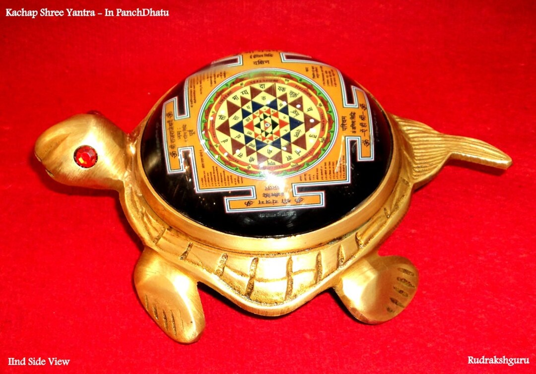 Kachap Shree Yantra / Shri Yantra on Tortoise - Etsy