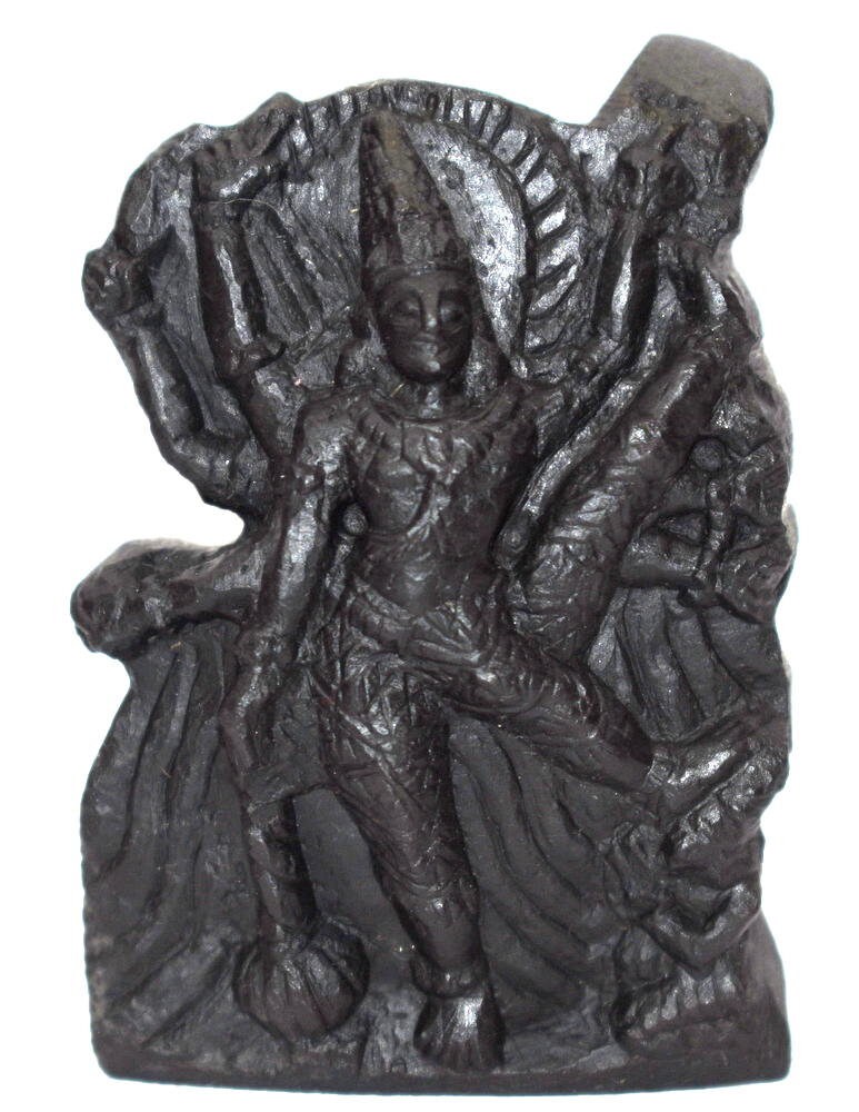 Lord Trivikrama Idol geschnitzt auf natürlichem Sudarshan | Etsy