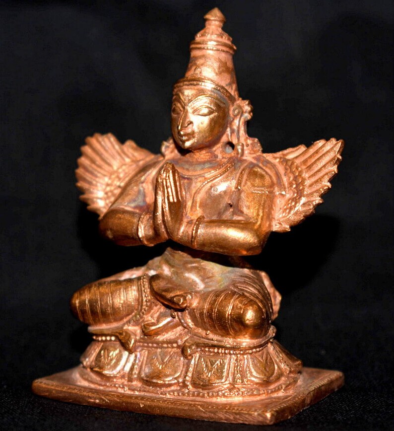 Lord Garuda the Vahana of Lord Vishnu in Pure Copper - Etsy