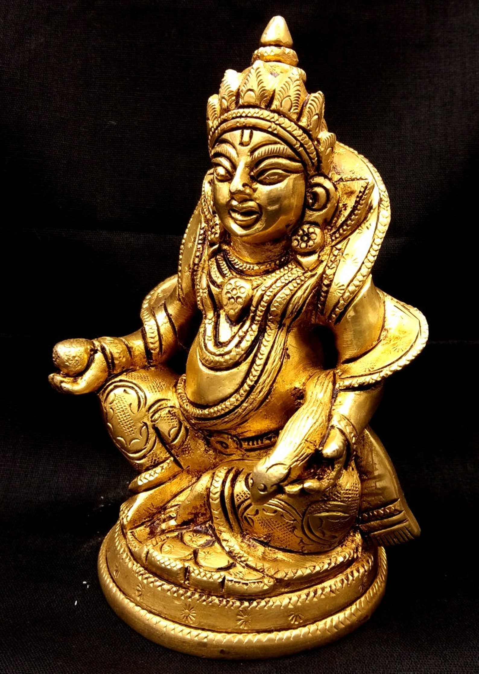 Lord Kuber Idol in Heavy and Shining Brass - Etsy