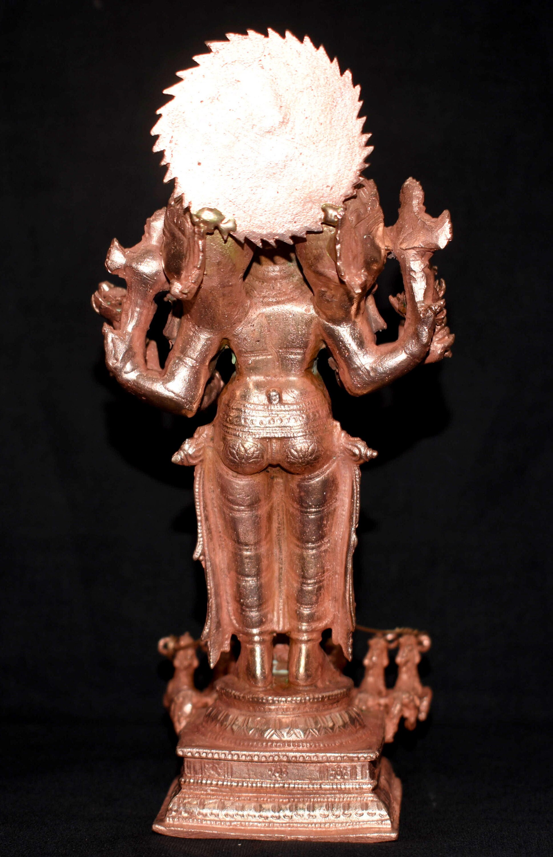 Lord Surya Idol in Pure Solid Copper / Lord Surya Narayan in | Etsy