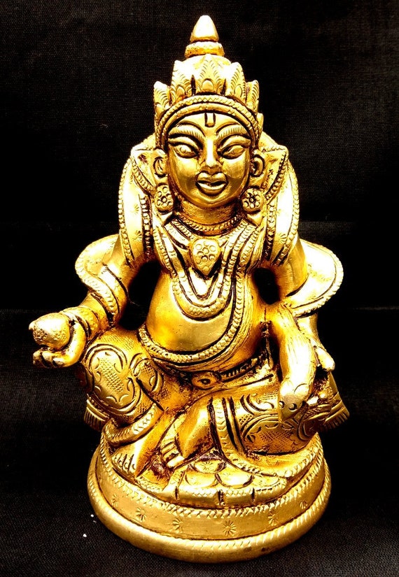 Lord Kuber Idol in Heavy and Shining Brass - Etsy