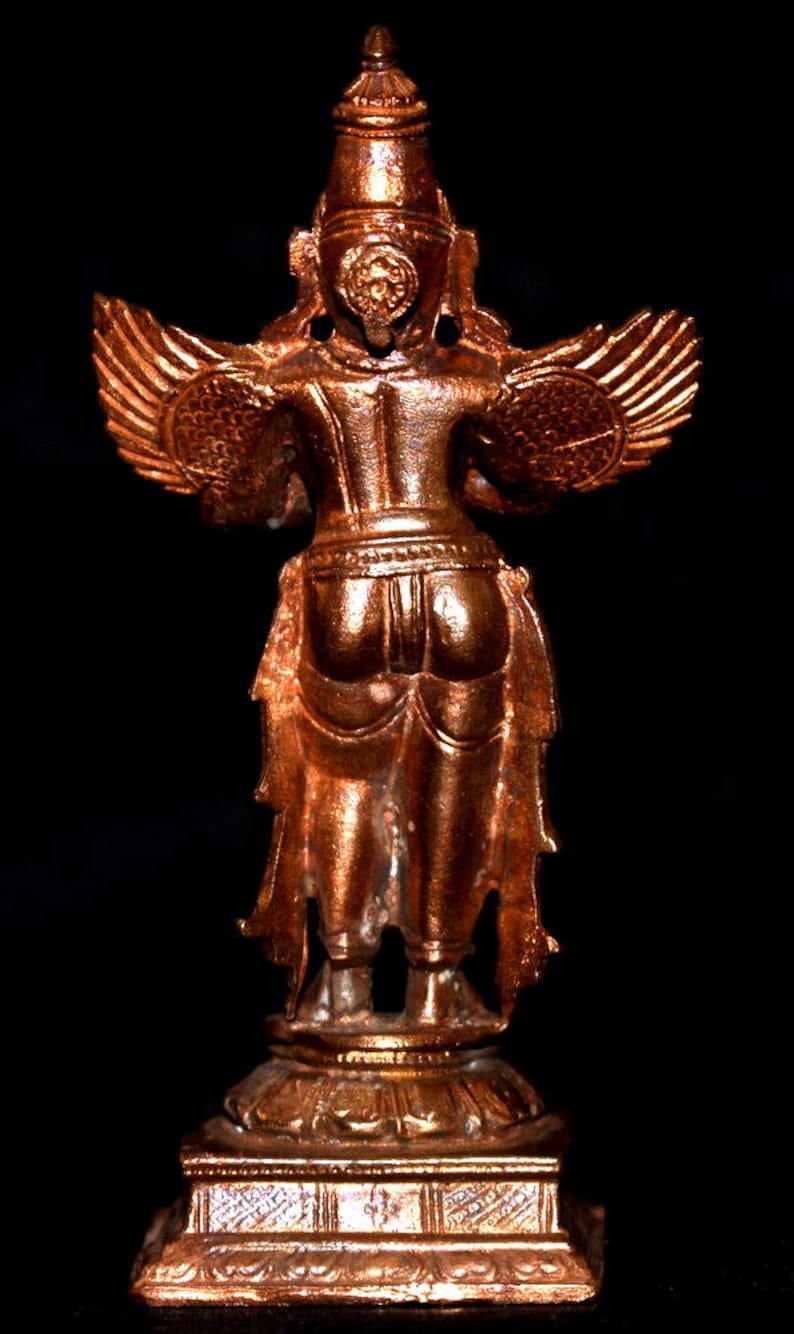 Lord Garuda the Vahana of Lord Vishnu in Pure Copper | Etsy