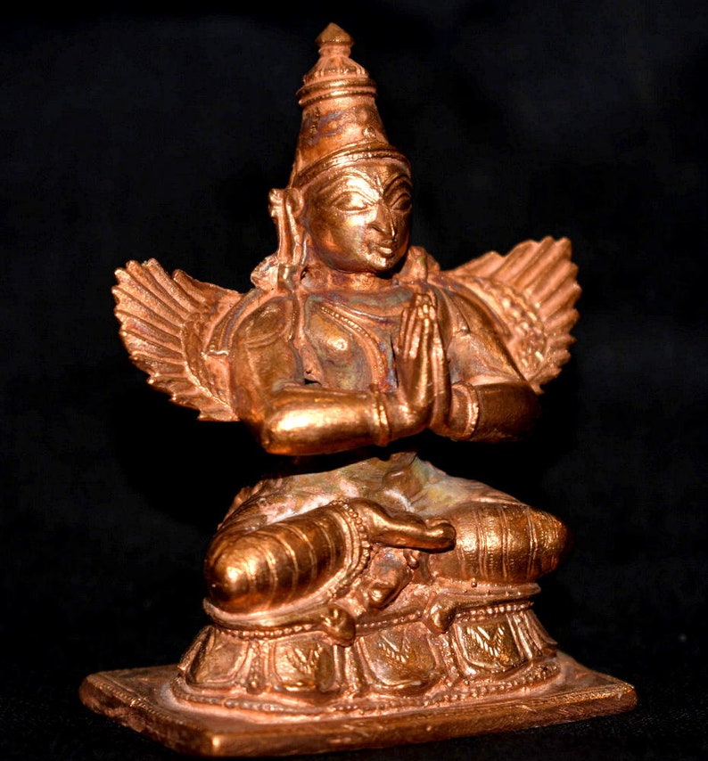 Lord Garuda the Vahana of Lord Vishnu in Pure Copper - Etsy
