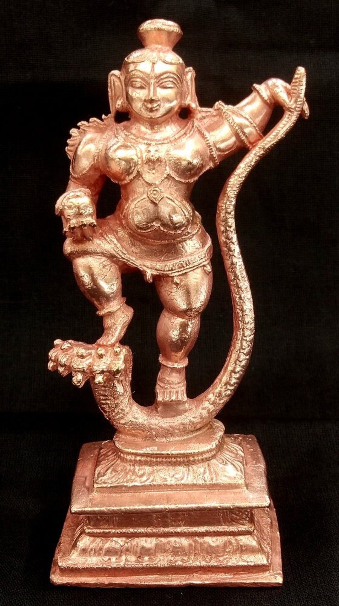Kaliya Mardana / Kalinga Krishna Idol / Kadamba Krishna Idol in Pure ...