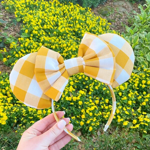 Yellow Minnie Mouse - Etsy