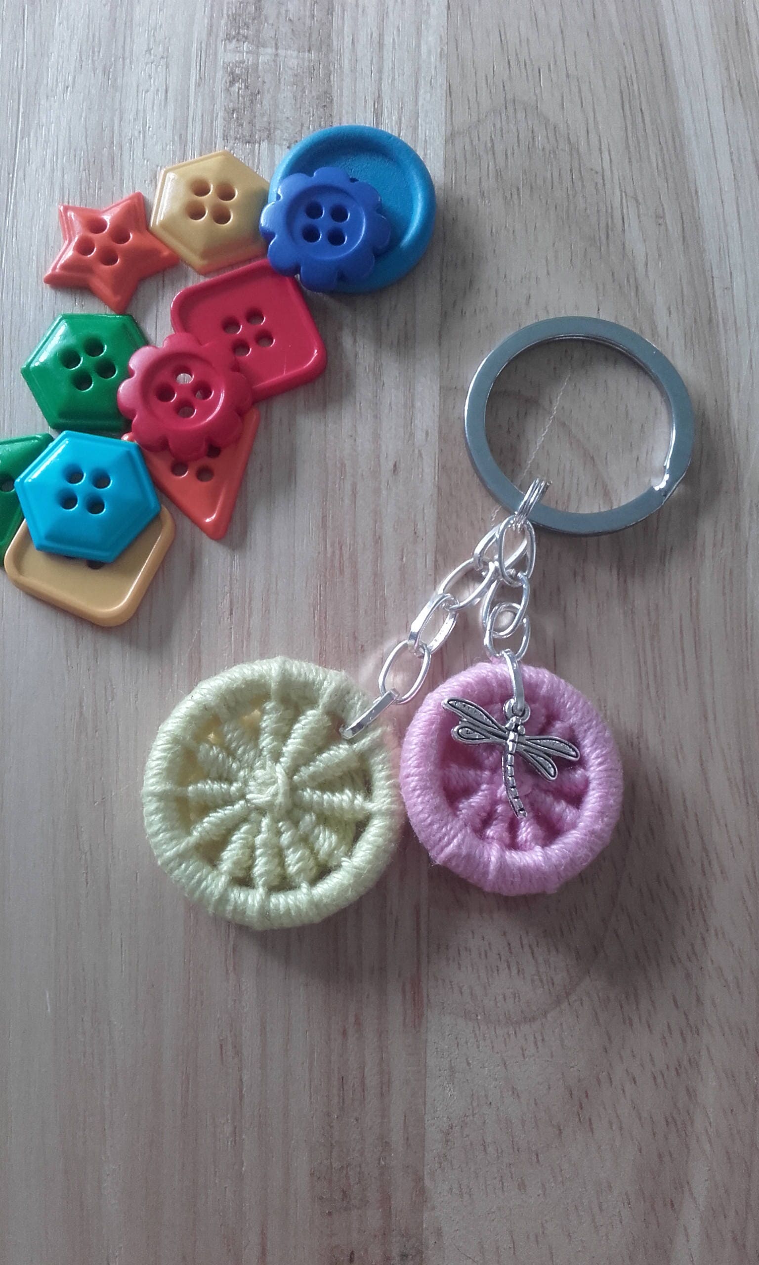 Dorset Button inspired key ring kit | Etsy