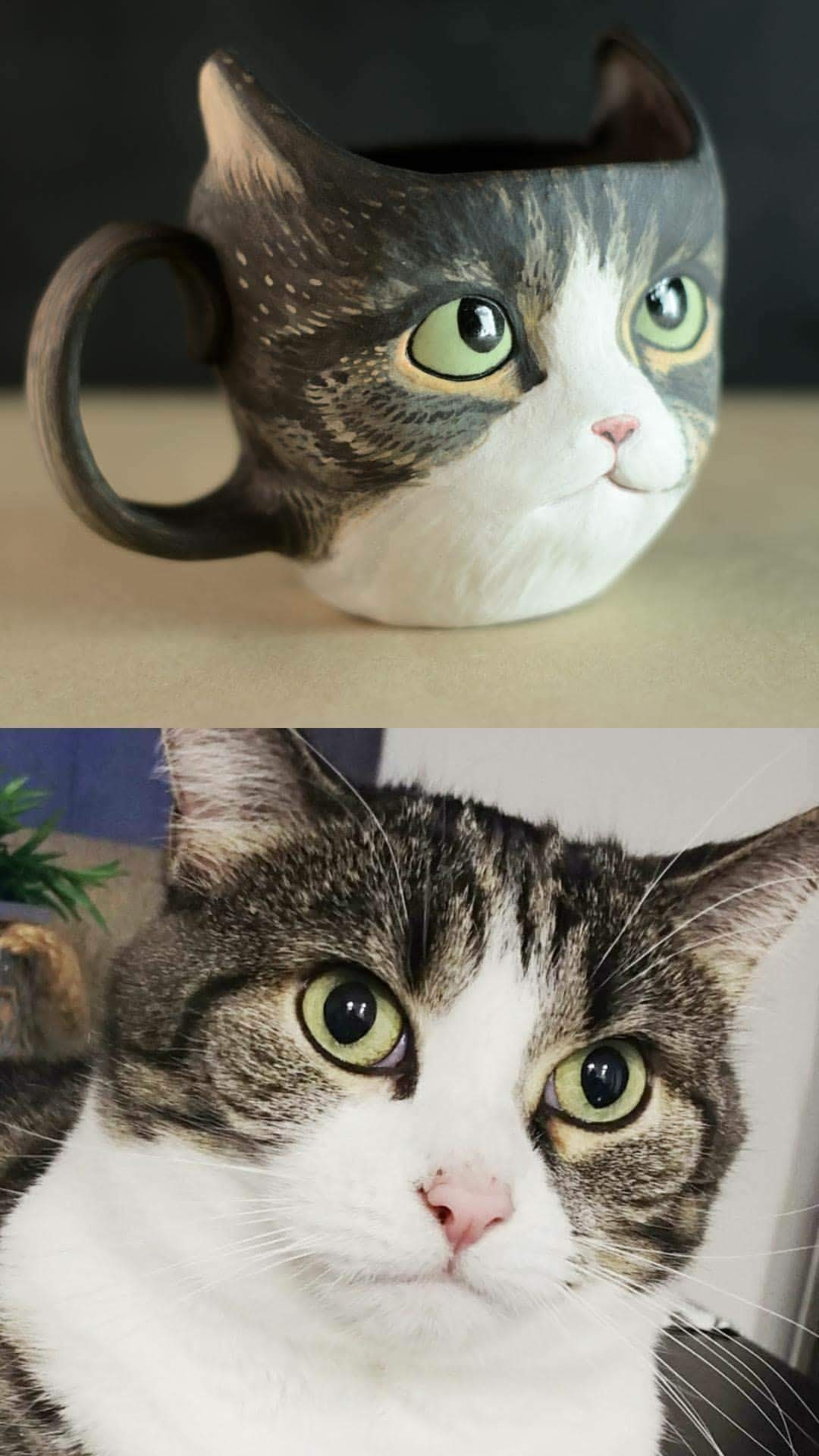 Personalized Cat Mug. Customized Mug. Cat Portrait. Cat Mug 7 - Etsy