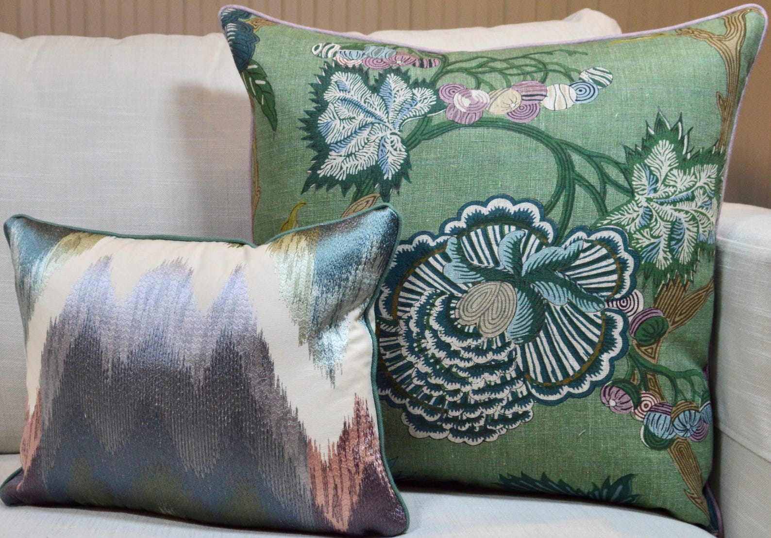 Thibaut Indienne Jacobean Green, Inquire for Custom Sizes and Options ...