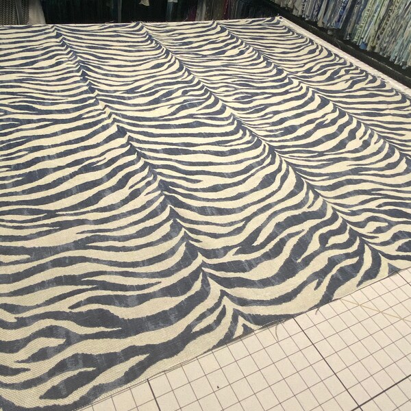 Navy Animal Print Fabric - Etsy