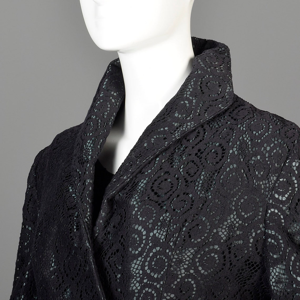 50s Dress 50s Set Matching Set Black Dress Set Black Lace - Etsy