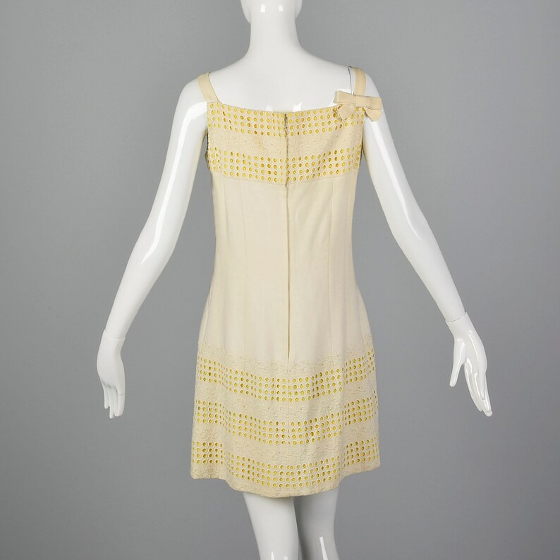 XS 1960s Peck & Peck Mod Shift Dress Sleeveless Summer Outfit 60s ...