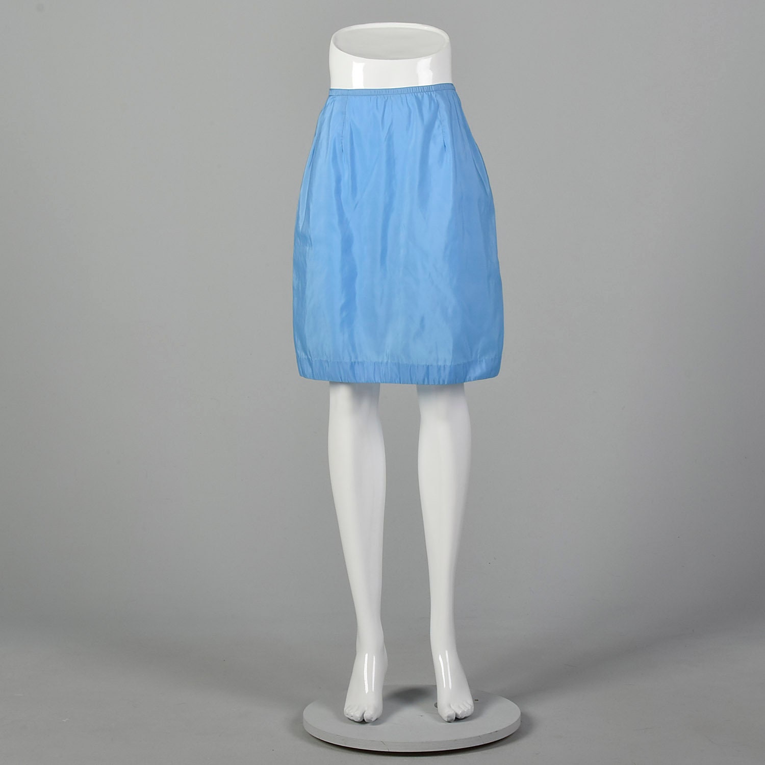 Small 1960s Blue Half Slip Vintage Lingerie Nylon American Maid Elastic ...