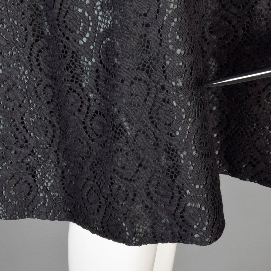 50s Dress 50s Set Matching Set Black Dress Set Black Lace - Etsy