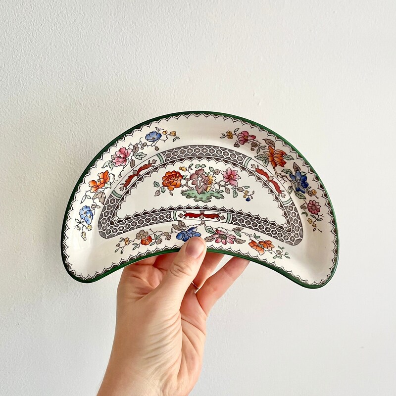 Crescent Plates - Etsy