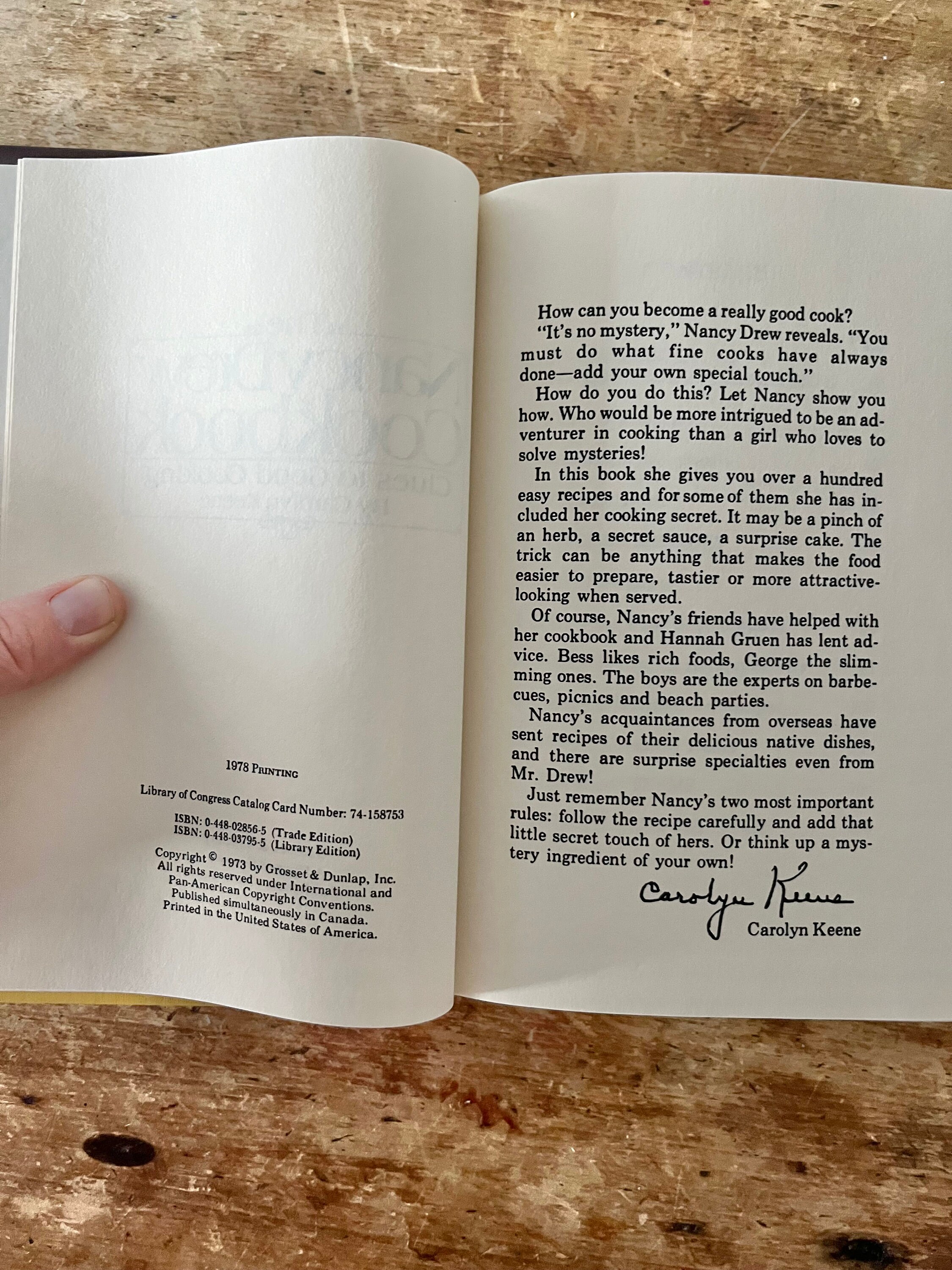 The Nancy Drew Cookbook 1978 Vintage Kids Book - Etsy