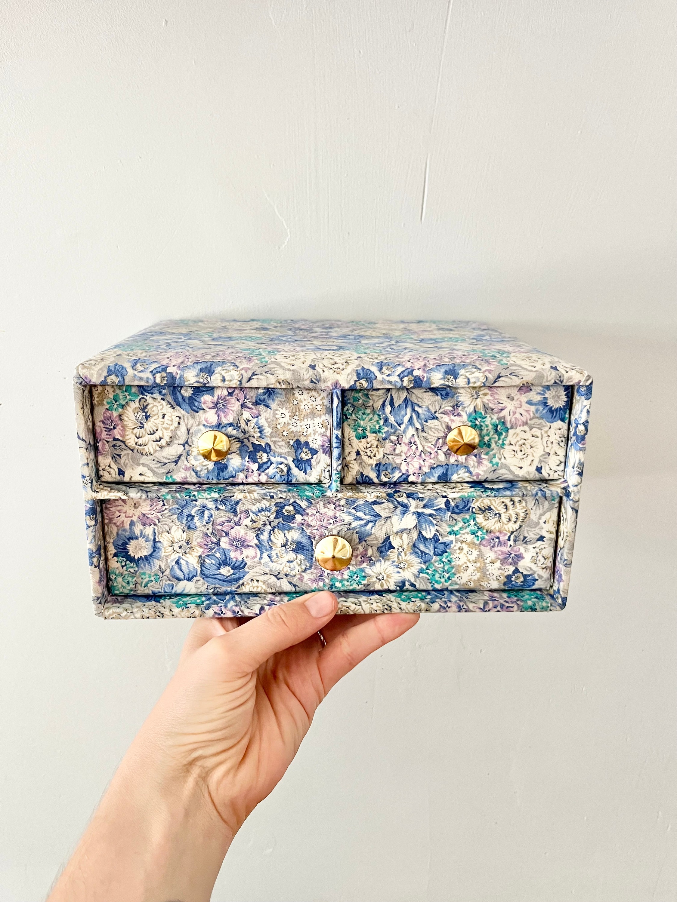 Vintage Liberty Floral Set of Drawers Cottagecore Home - Etsy