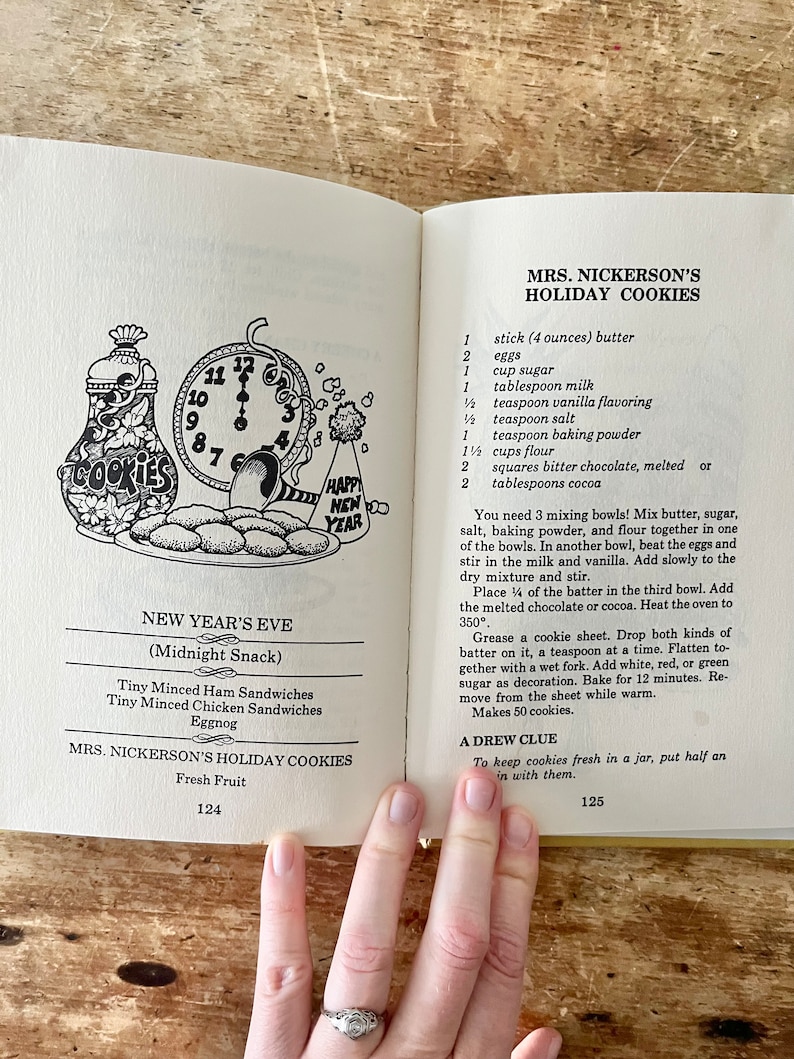 The Nancy Drew Cookbook 1978 Vintage Kids Book - Etsy