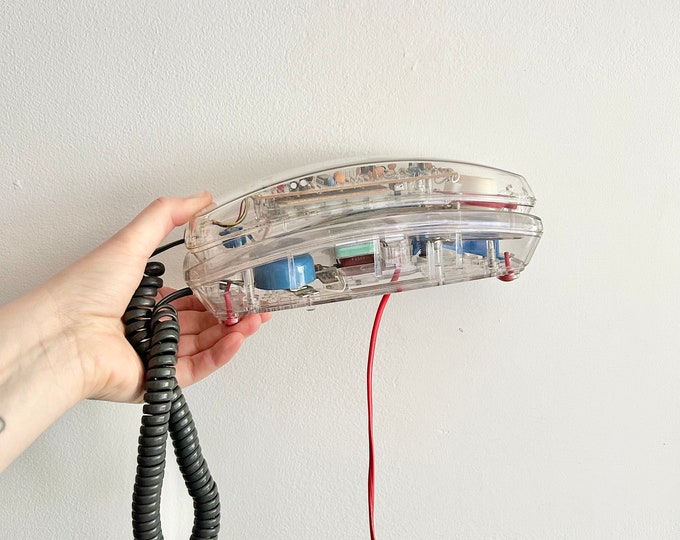 Vintage Transparent Clear Telephone 1980s 1990s 2000s - Etsy