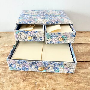 Vintage Liberty Floral Set of Drawers Cottagecore Home - Etsy