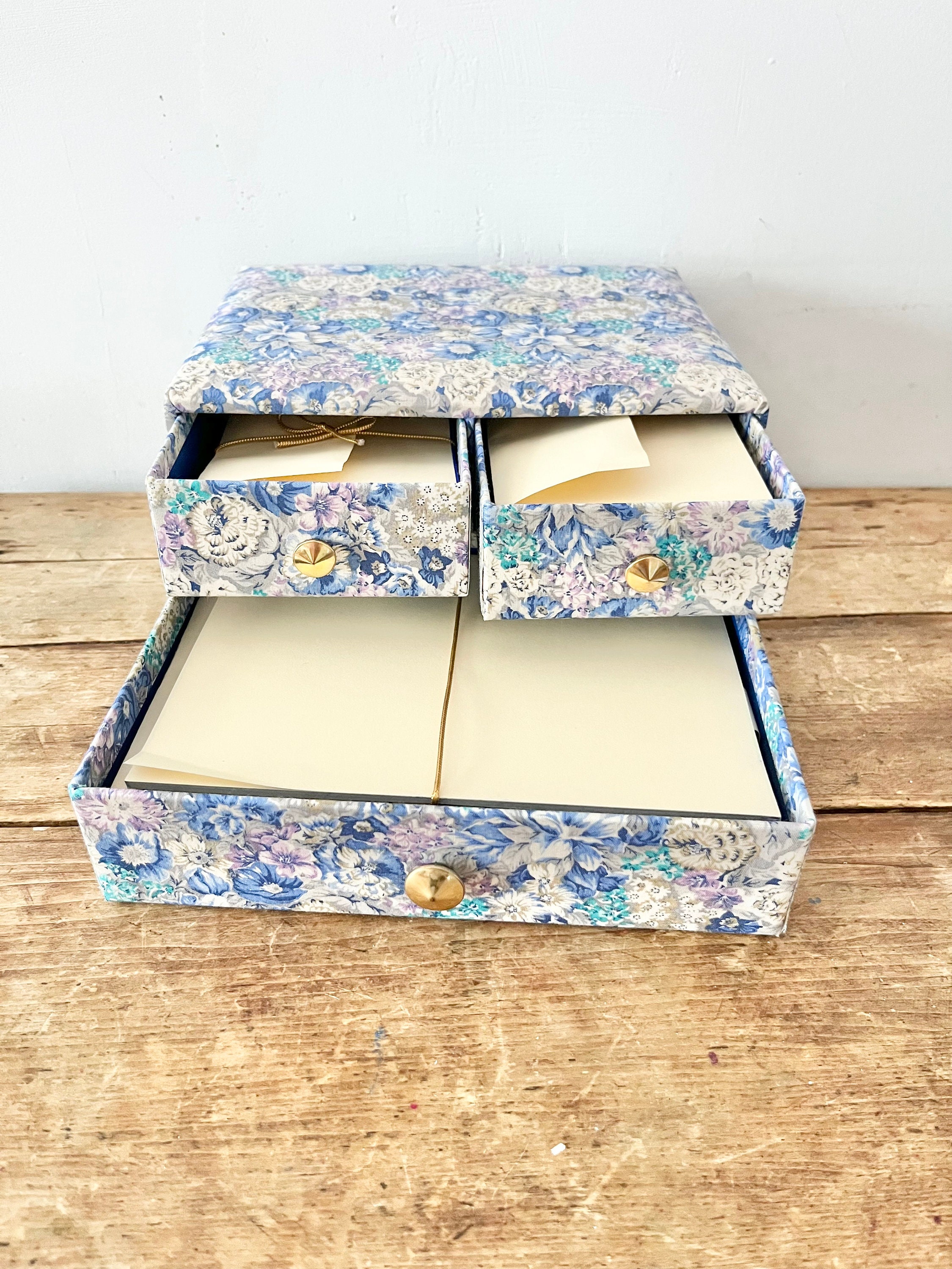 Vintage Liberty Floral Set of Drawers Cottagecore Home - Etsy