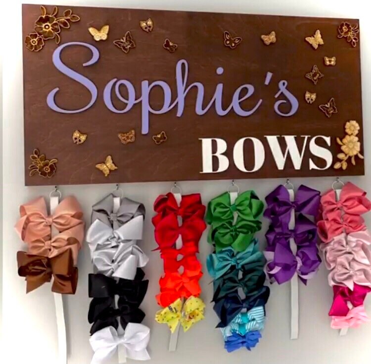 Hair Bow Organizing Display - Etsy